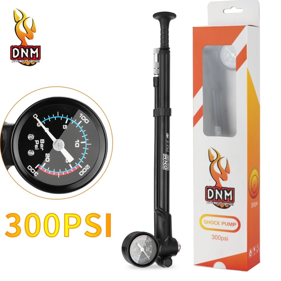 Jual DNM PM-6 Pompa Pompa Fork Angin Sepeda Air Shock 300 PSI Alloy ...