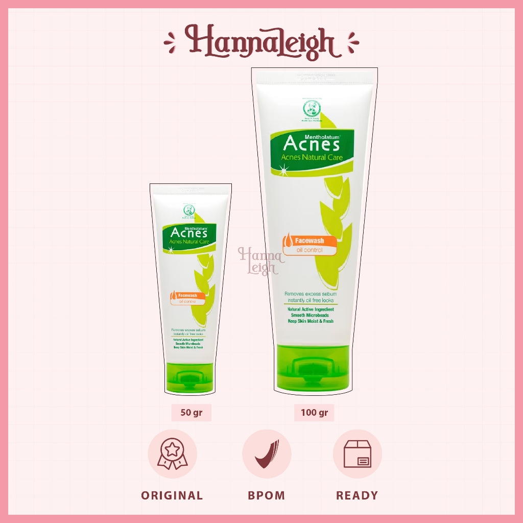 Jual ACNES - Facewash Oil Control 50g dan 100g | Shopee Indonesia