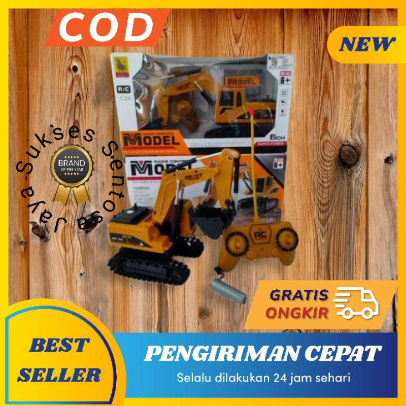 Jual Mainan Anak RC Truck Beko Excavator 360 Konstruksi Remote Control ...