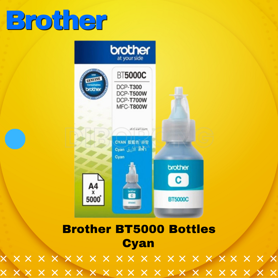 Jual Tinta Refill Brother BT5000 Cyan 100% Original | Shopee Indonesia
