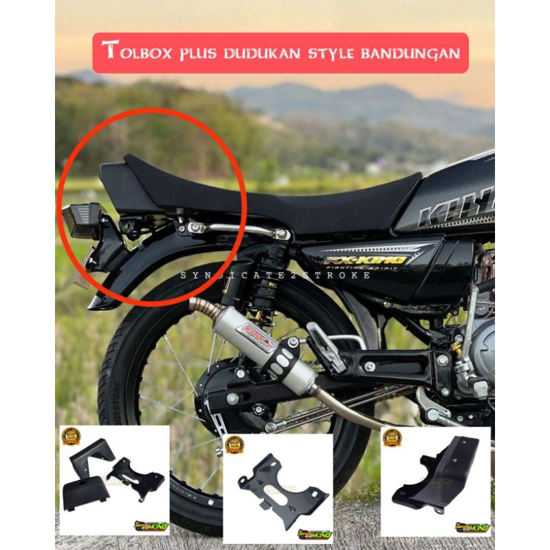 Jual Tolbox plus dudukan rxking style bandungan toolbox belakang rx ...