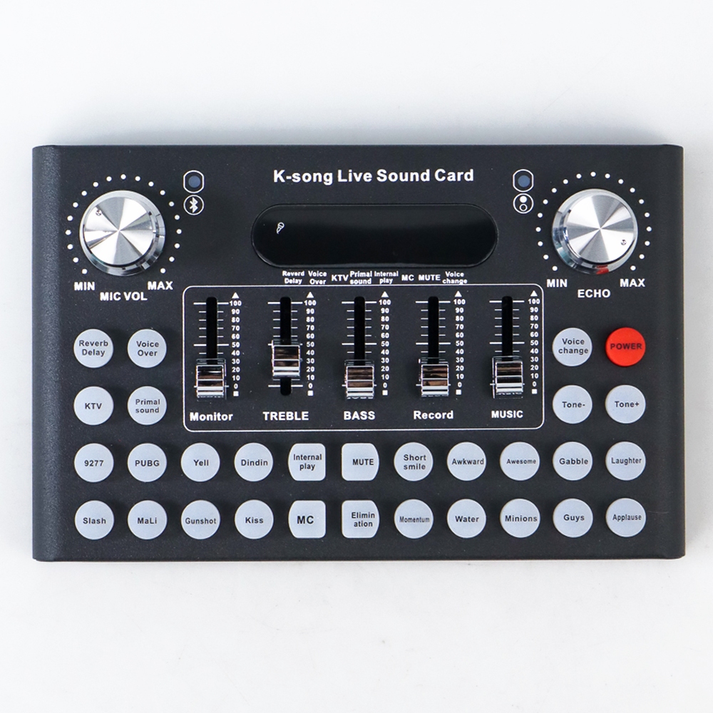Jual Woopower Mixer USB Sound Card Amplifier Bluetooth Live Broadcast ...