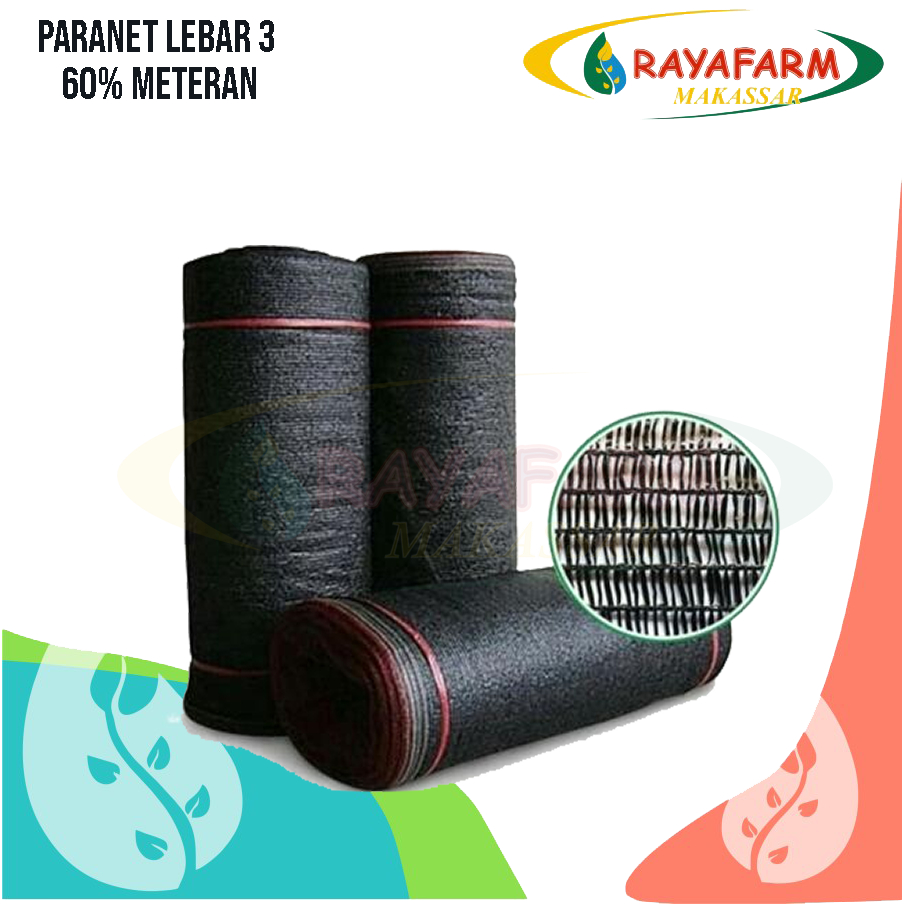 Jual Paranet / Shading Net 60% Ukuran Lebar 3 Meter ( Meteran ...