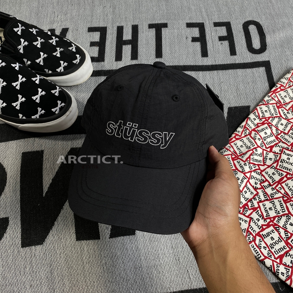 Jual STUSSY 3M NYLON REFLECTIVE CAP HAT - BLACK | TOPI STUSSY | Shopee ...
