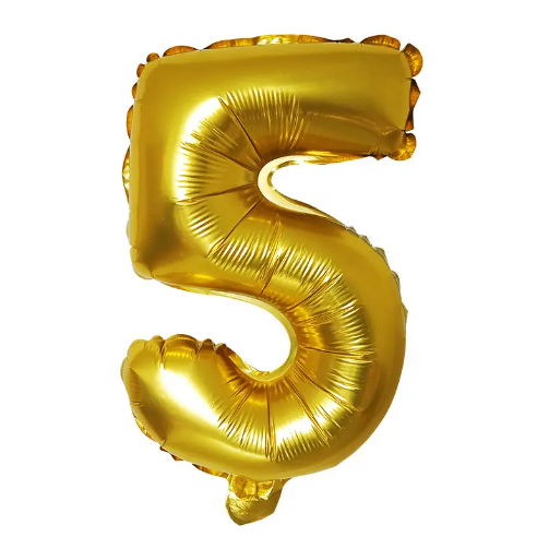 Jual Balon Foil Huruf Gold A-Z 16 Inch 40cm Balon Foil Angka 0-9 16 ...