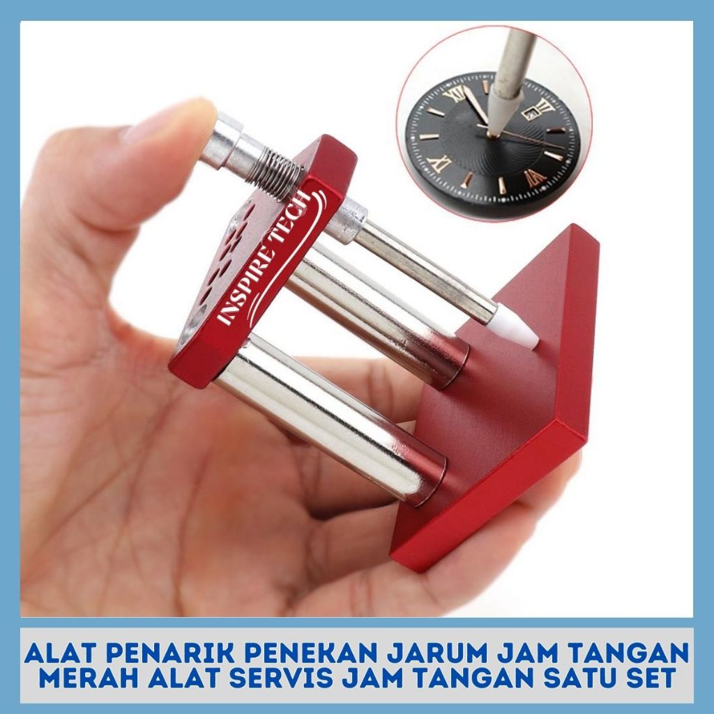 Jual Alat Penarik Penekan Jarum Jam Tangan mERAH Alat Servis Jam Tangan ...