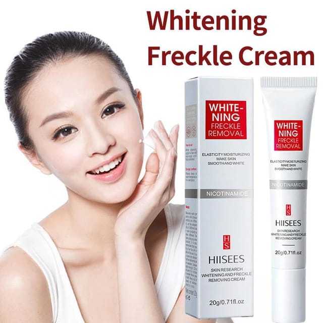 Jual HIISEES Whitening and Freckle Removing Cream Whitening Serum Light ...