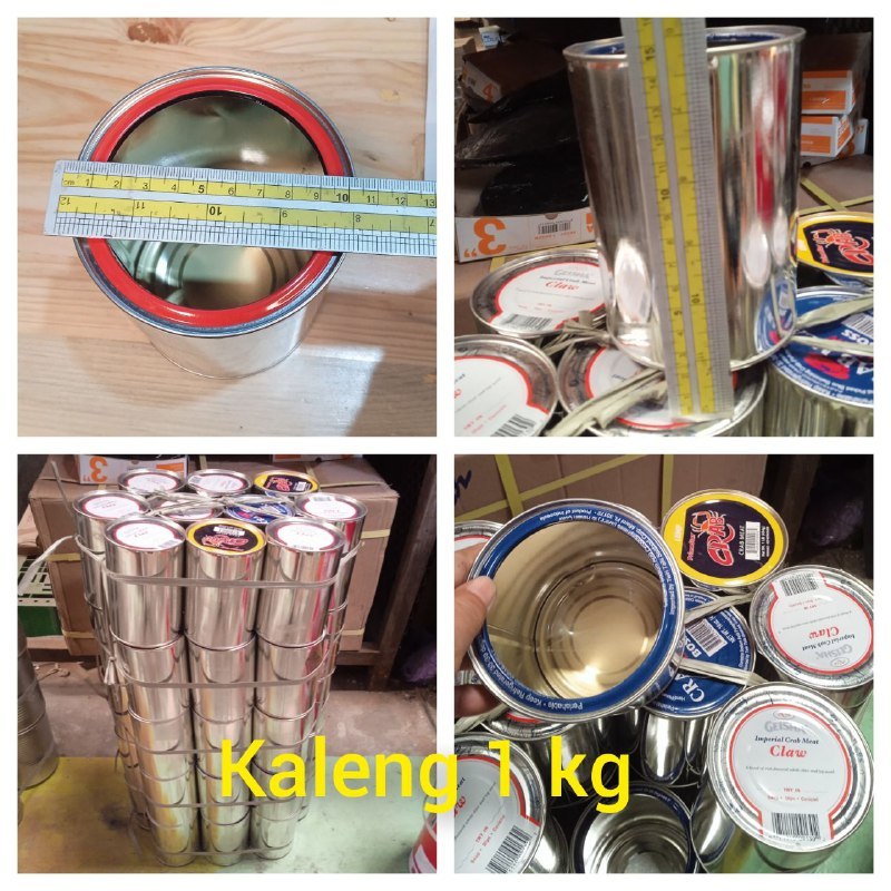 Jual Kaleng Kosong Ukuran 1 kg Plus Tutup | Shopee Indonesia