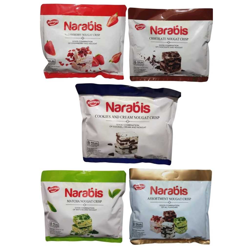 Jual NARAYA NARABIS Strawberry Matcha Chocolate Cookies Cream ...