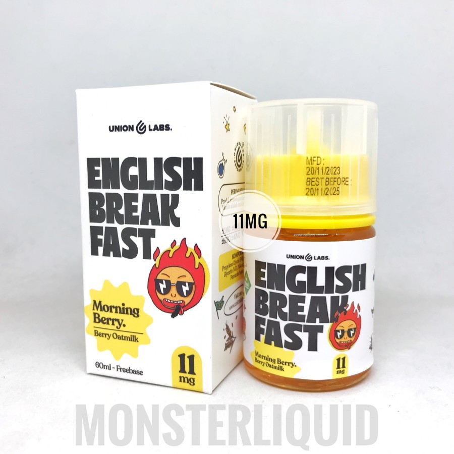 Jual ENGLISH BREAKFAST V1 MORNING BERRY BY UNIONLABS 11MG 60ML | Shopee ...