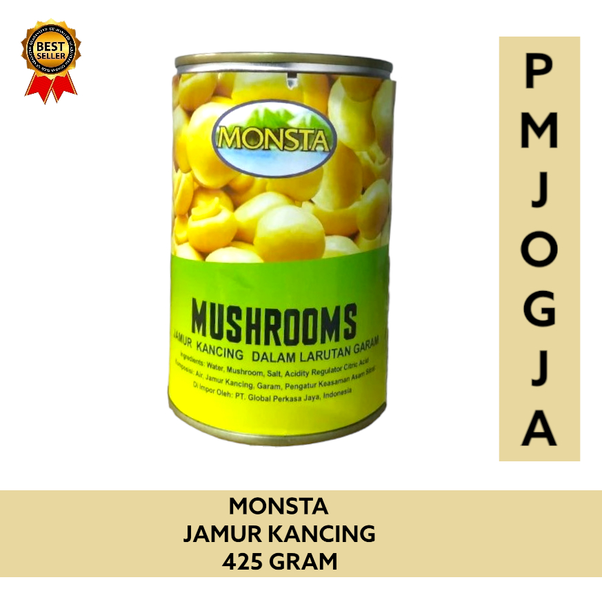 Jual Jamur kancing Kaleng monsta 425gr | Shopee Indonesia