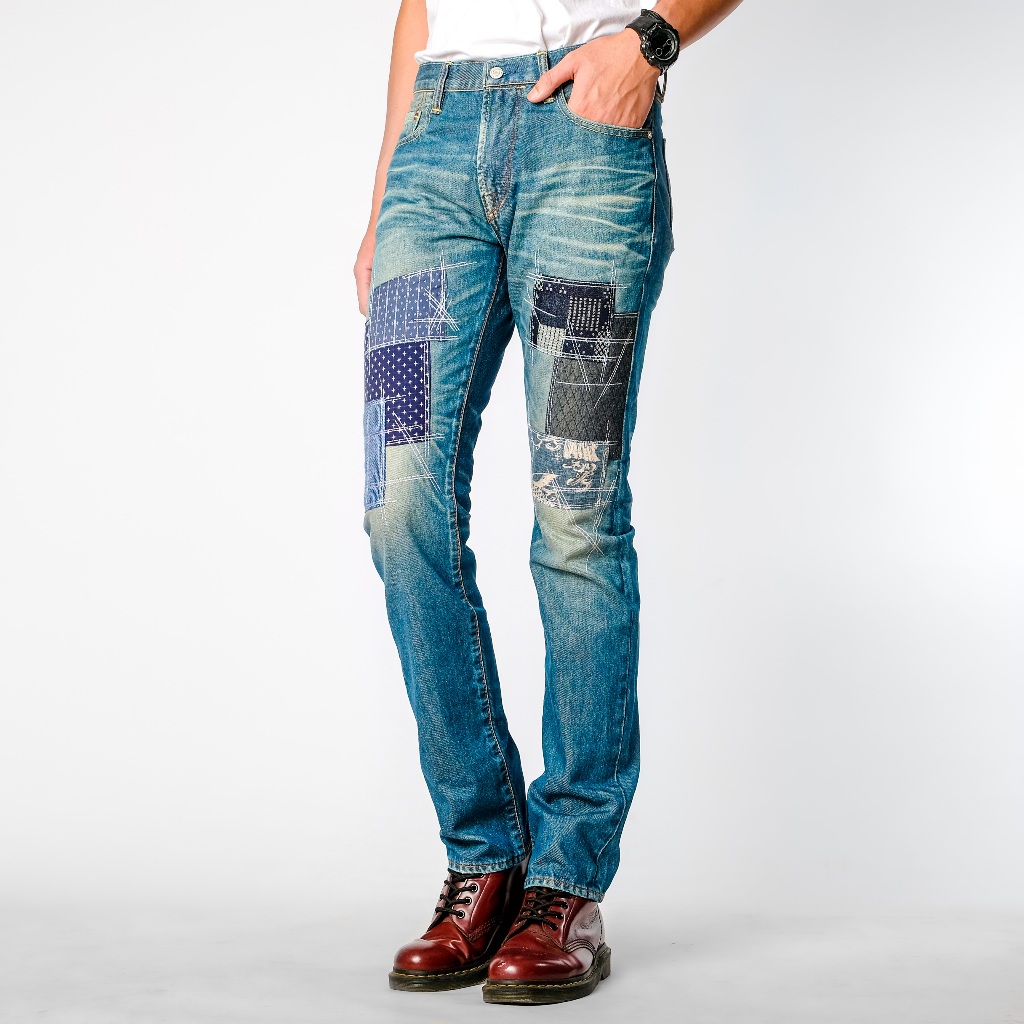 Jual Bespoke Project - Celana Jeans Luther-01 Remake | Shopee Indonesia