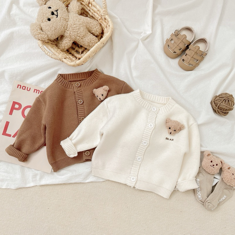 Jual [6bln-3thn] LittleMeldev - Cardi Bear Cardigan Anak Unisex ...