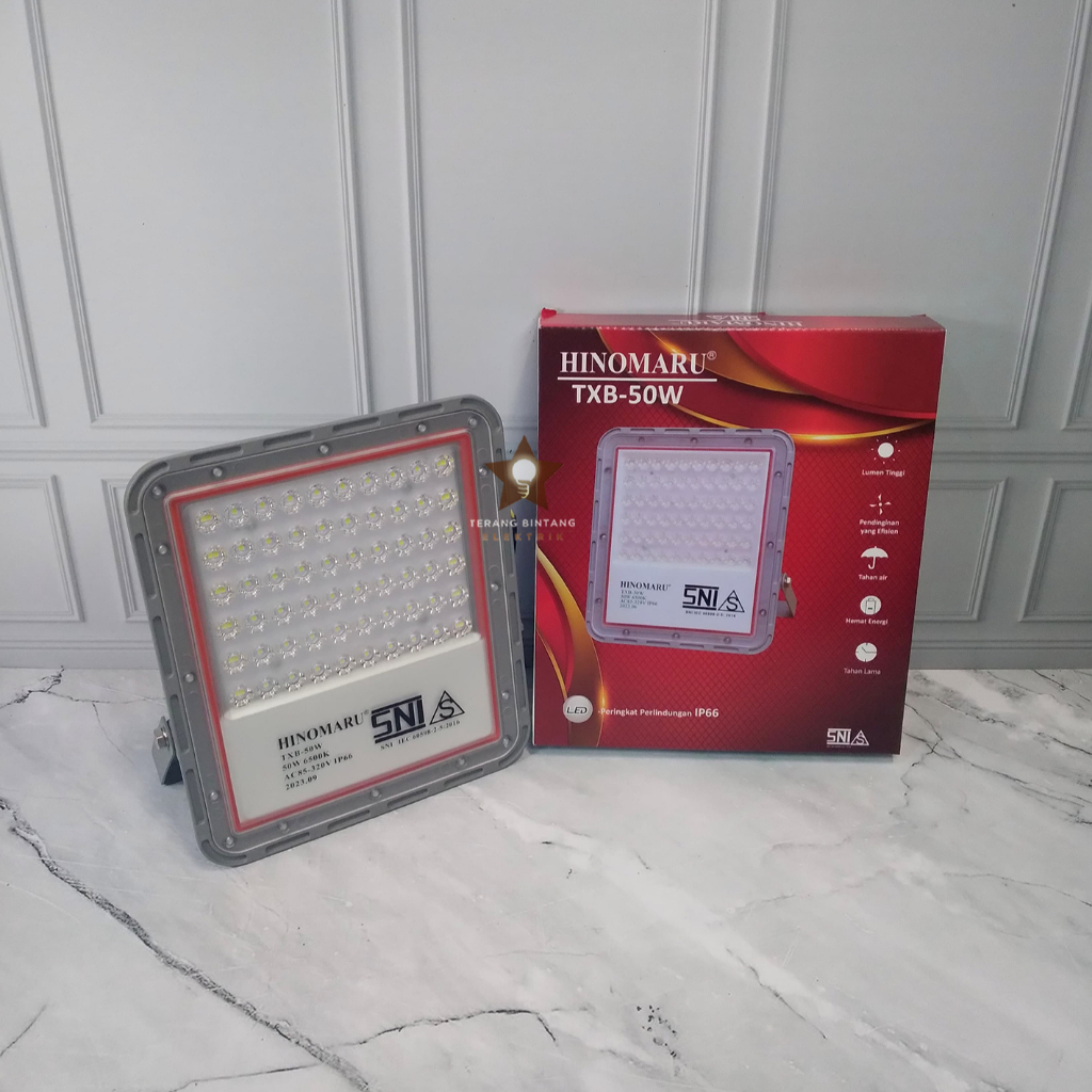 Jual Lampu sorot led hinomaru 50 watt TXB 50 w outdoor ip 66 super bright | Shopee Indonesia