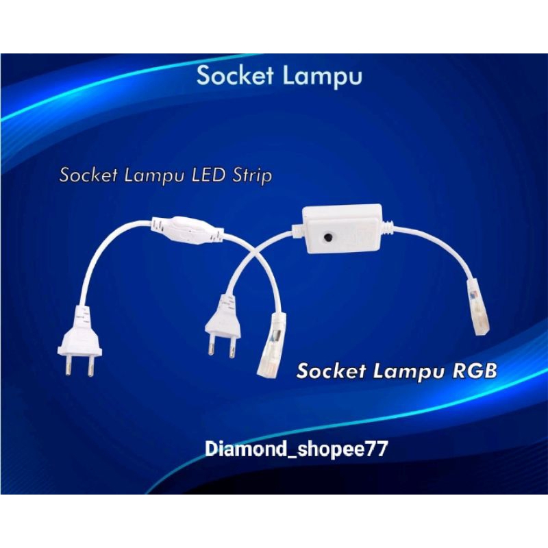 Jual Soket lampu LED strip selang LED Neon Flex | Shopee Indonesia