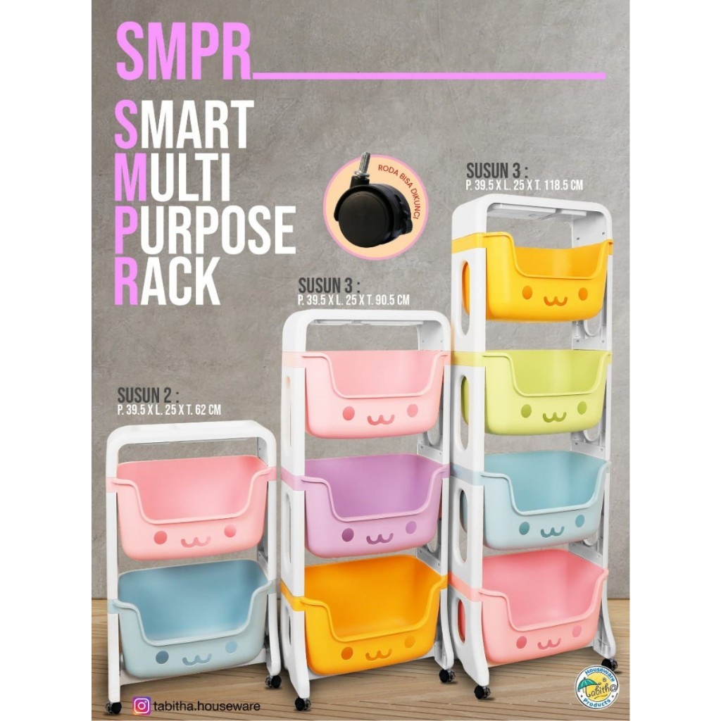 Jual Rak Smart SSN-4 | Tabitha Smart Multi Purpose Rack Rak Susun ...