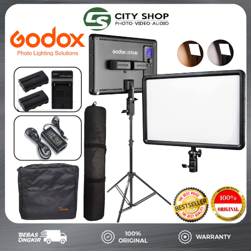 Jual PAKET LAMPU GODOX LED P260c P-260 C P260 C LED Video Light Bio ...