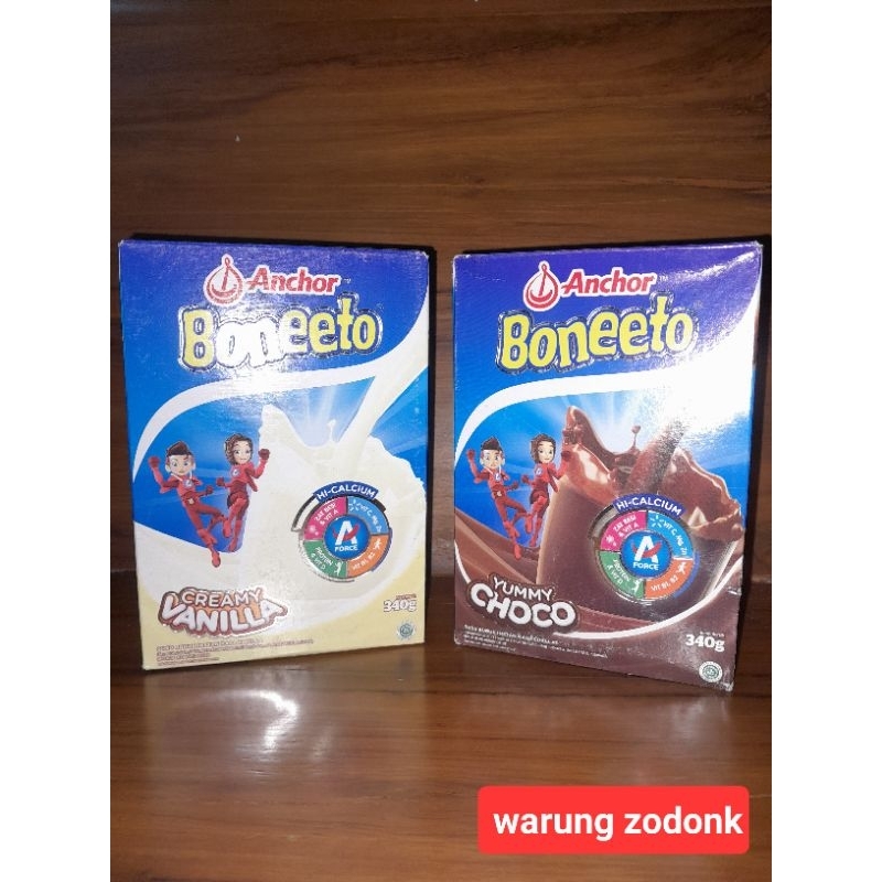 Jual BONEETO YUMMY COKLAT & VANILA 340G | Shopee Indonesia