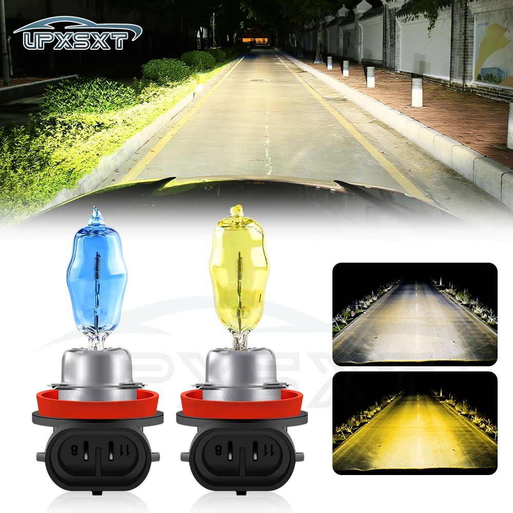 Jual 2 Buah/Lampu Mobil/lampu senja led/ H4 100W 6000K H11 Mobil Xenon ...