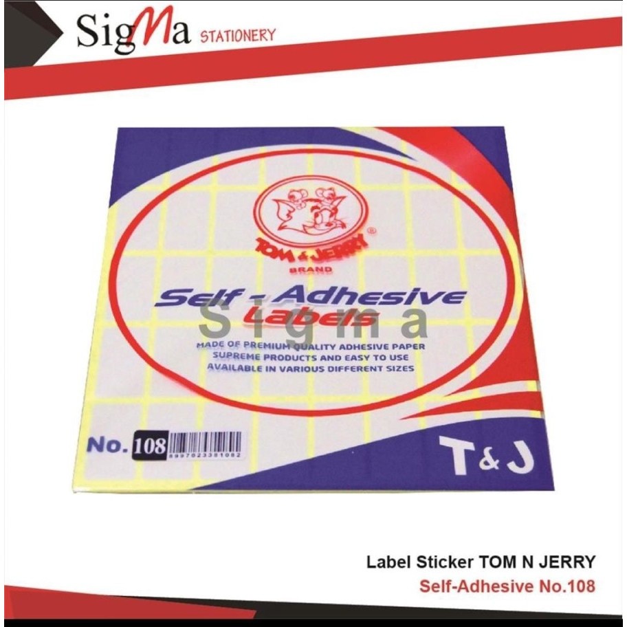 Jual Label Tom And Jerry Putih Semua Ukuran | Shopee Indonesia