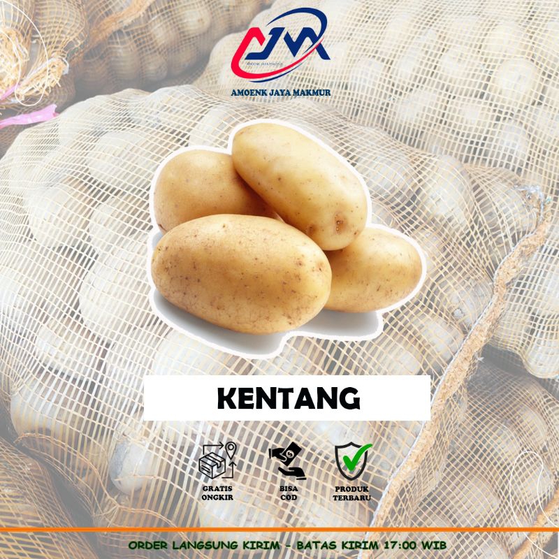 Jual Kentang Padang Super Fresh Per 1 kg | Shopee Indonesia