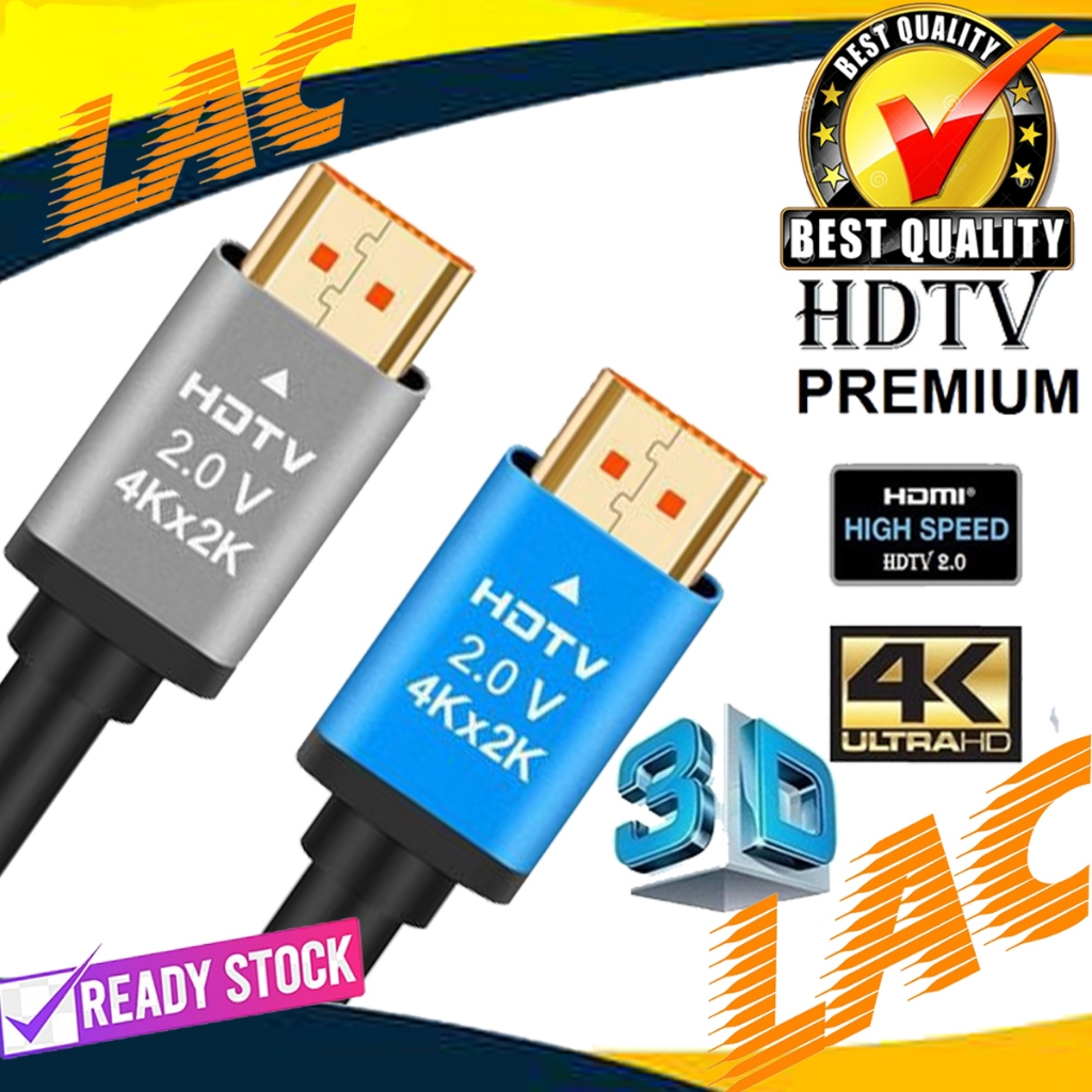 Jual Kabel HDMI 3 M 4K Versi 2.0 high speed With Ethernet Support 4K 2K UHD | Shopee Indonesia