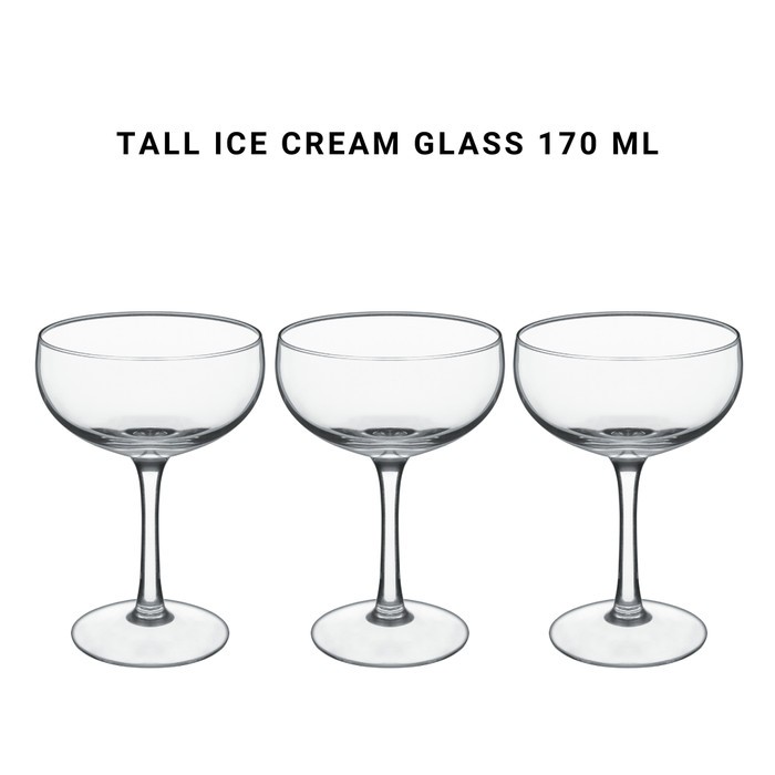 Jual Gelas Ice Cream Kaca/Gelas Dessert Kaca/Gelas Cocktail Kaca/Ice ...