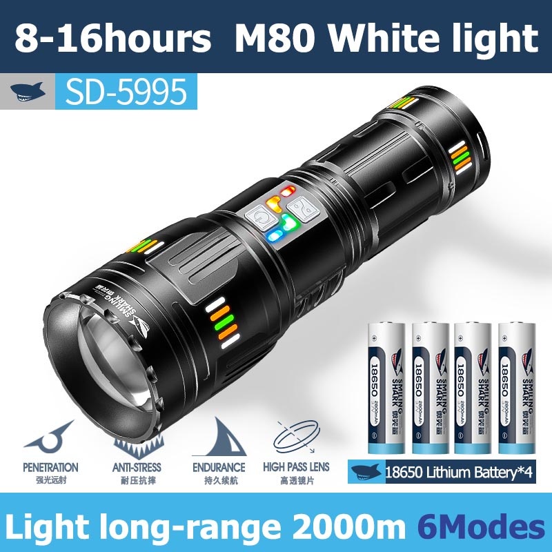 Jual Senter Smiling Shark SD5995 SmilingShark SD 5995 M80 Senter Super ...