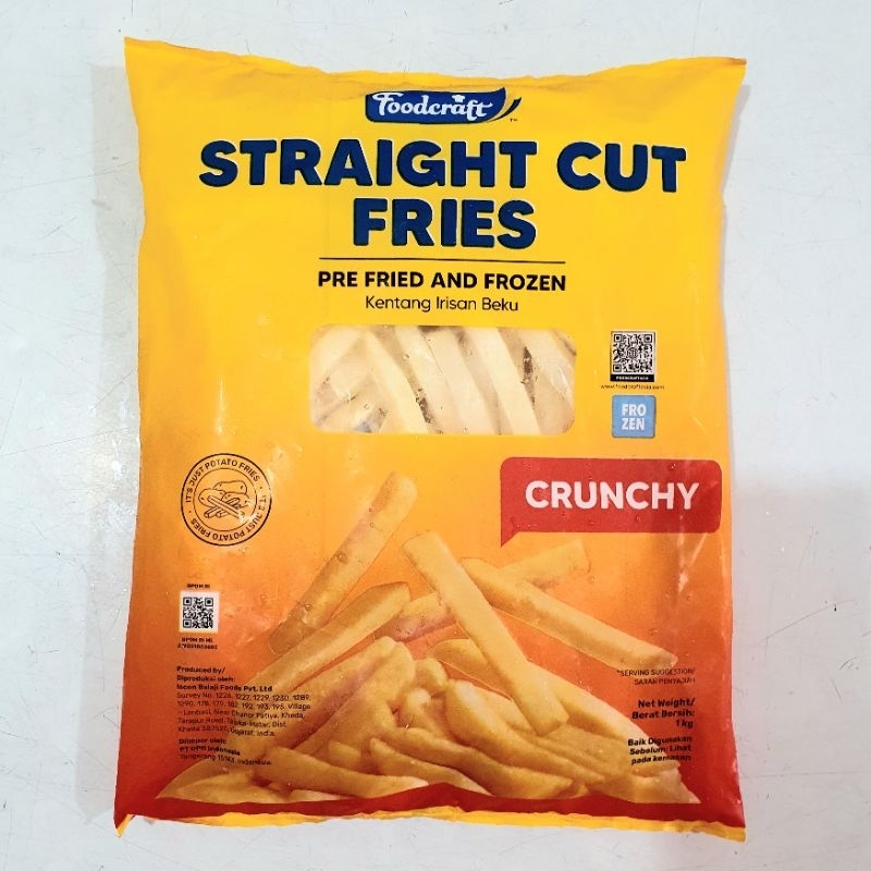 Jual Foodcraft Kentang Straight Cut 1kg | Shopee Indonesia