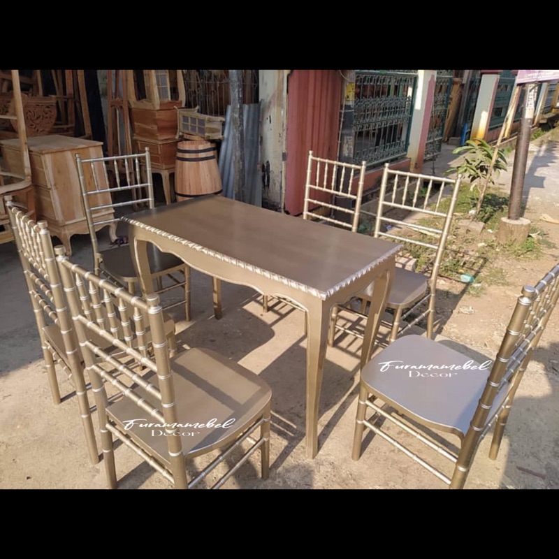 Jual Meja Akad Nikah Plus Kursi Tiffany Meja Akad Set Meja Akad Kayu ...