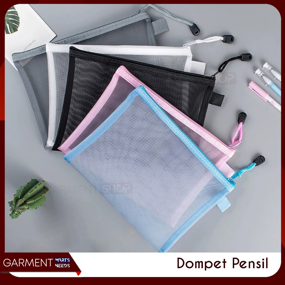 Jual Tempat Kotak Penyimpanan Alat Pouch Resleting Zipper Bag Map