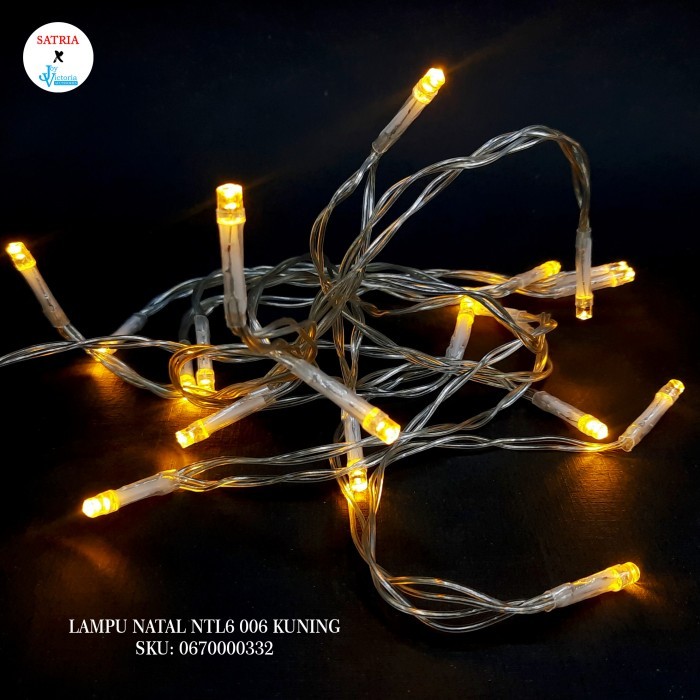 Jual LAMPU NATAL LED PUTIH LAMPU NATAL NTL6 006 KUNING | Shopee Indonesia