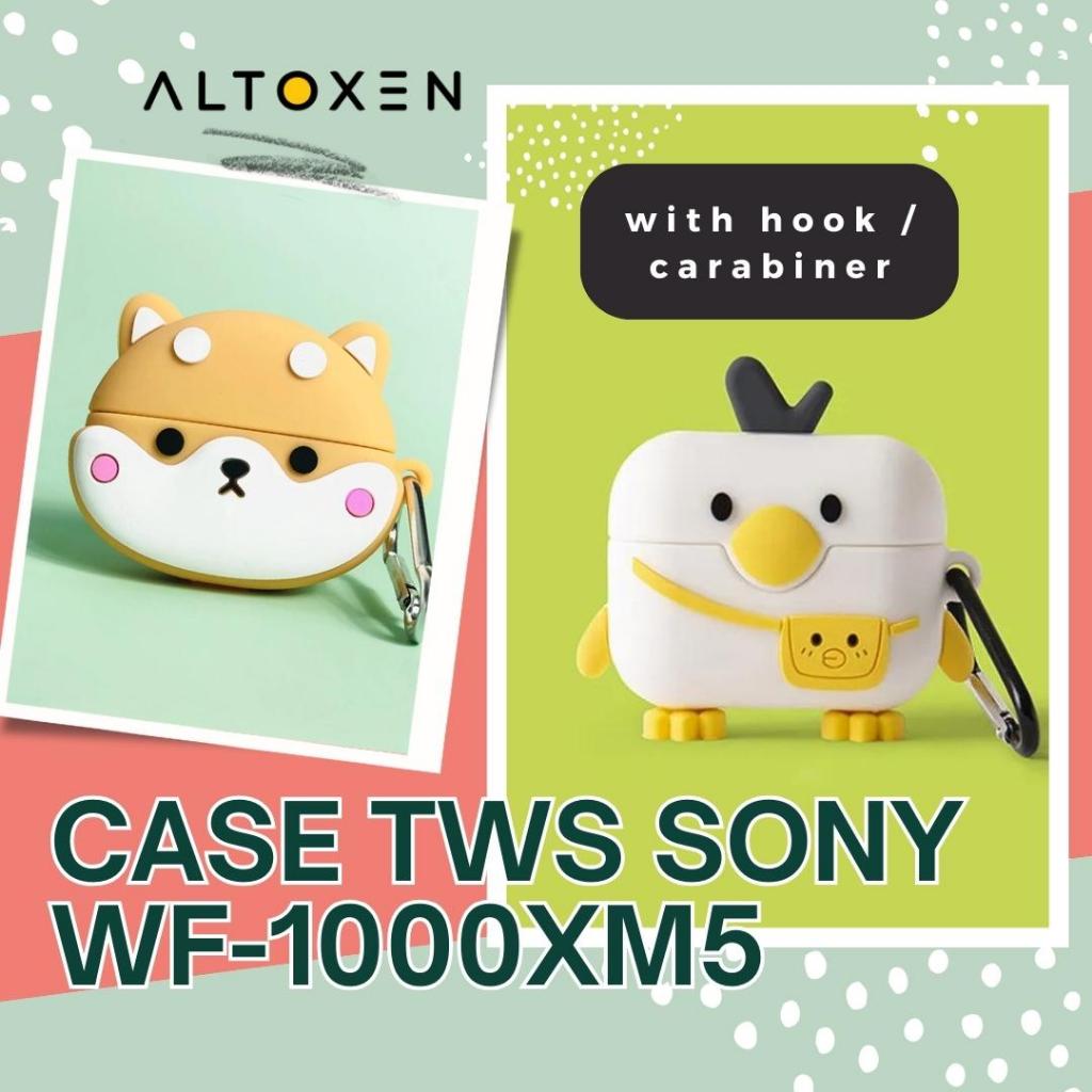 Jual Case TWS Sony WF-1000 XM5 Kartun Soft Casing TWS Earbuds Free ...