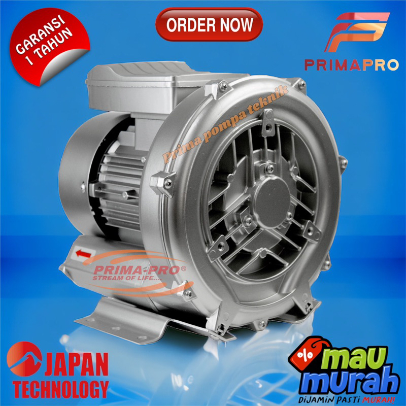 Jual Ring Blower 1HP Rotor HB 750 380V Centrifugal Blower Vortex Tambak ...