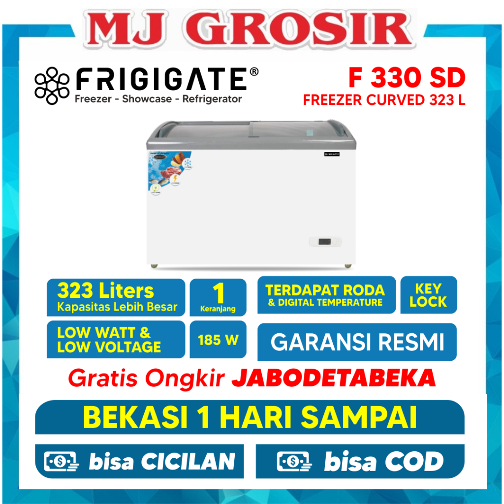 Jual FRIGIGATE F 330 SD CHEST FREEZER BOX 330 L LEMARI PEMBEKU 330 LITER | Shopee Indonesia