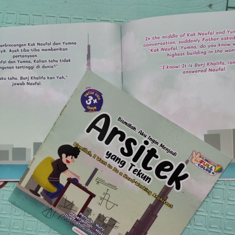 Jual Buku Cerita Anak Bilingual Seri Cita Citaku Jadi Dokter, Guru, Polisi, Tentara, Arstek ...