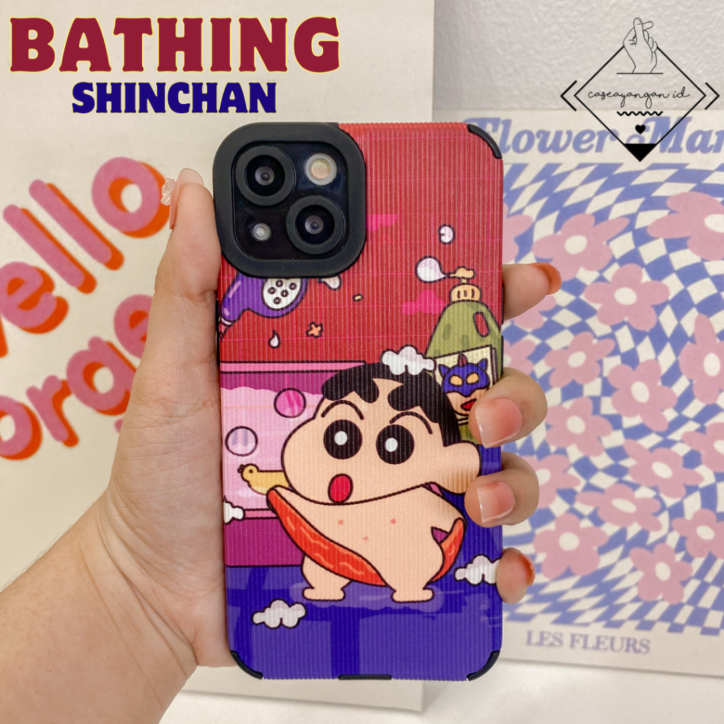Jual Bathing Sinchan Case For IPHONE 7 8 PLUS SE 2020 2022 X XS XR 11 ...