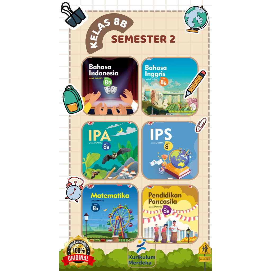 Jual Buku LKS/PR Interaktif Intan Pariwara SMP Kelas 8B Semester 2 KURIKULUM MERDEKA 2023/2024 ...