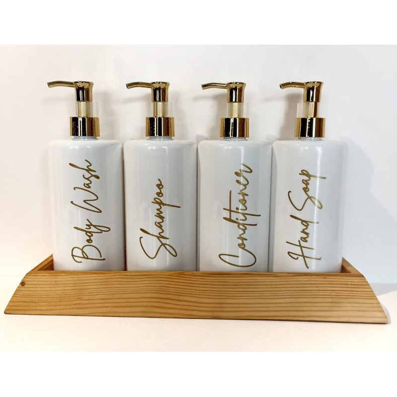 Jual Botol Tempat Sabun Cair 500ml Pump Putih Aesthetic | Shopee Indonesia