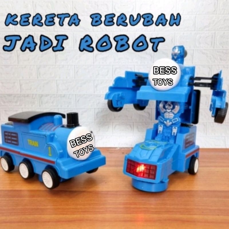 Jual Mainan Mobil Robot Train Kereta Robot 0825 Mainan Kereta Mainan ...