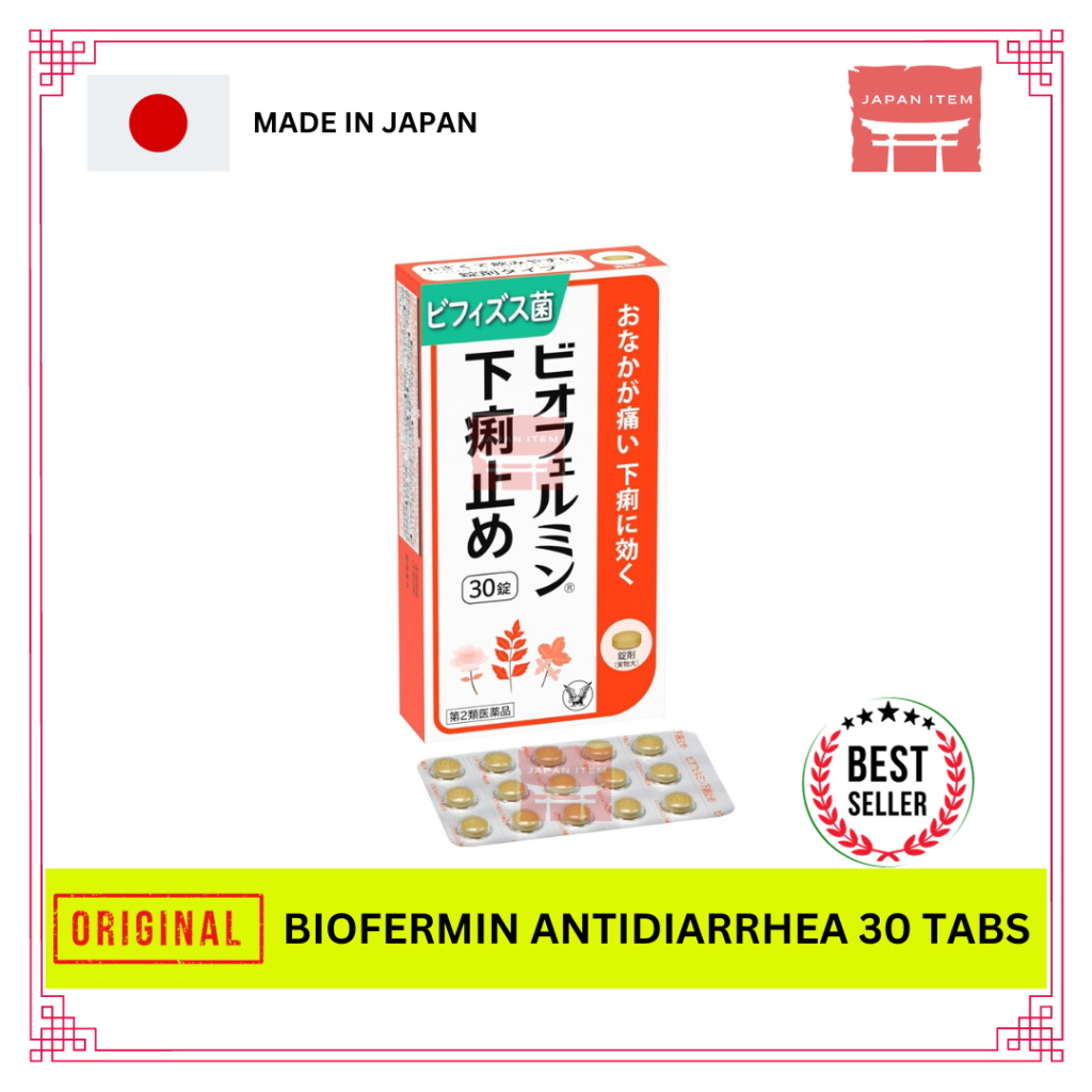 Jual Biofermin antidiarrhea 30 tablet obat diare japan | Shopee Indonesia