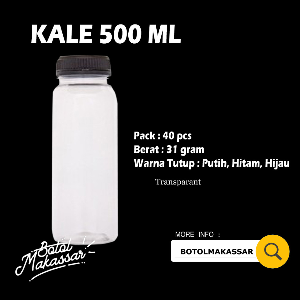 Jual Botol Plastik Coklat 500 ml (isi : 10 pcs) | Shopee Indonesia