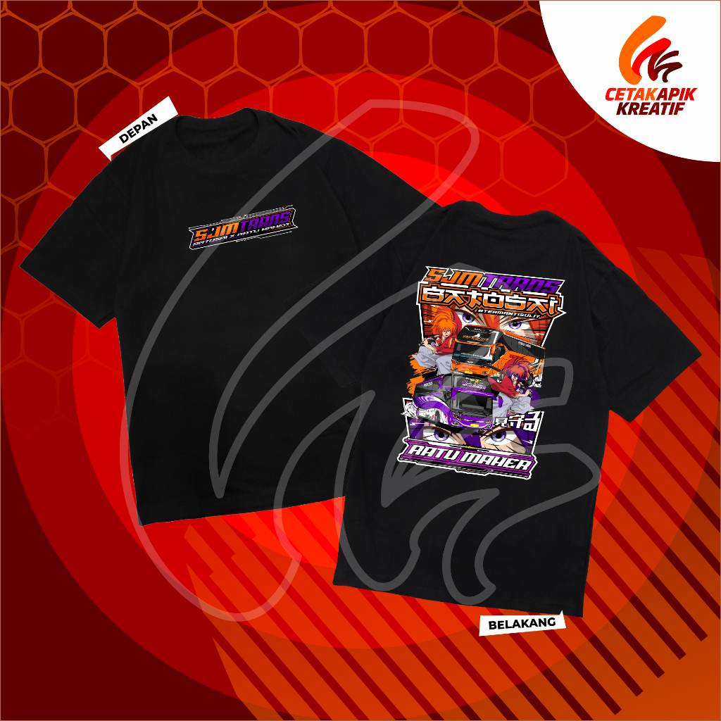 Jual (FREE STICKER) KAOS BUS SJM TRANS BATOSAI X RATU MAHER KAOS BIS ...