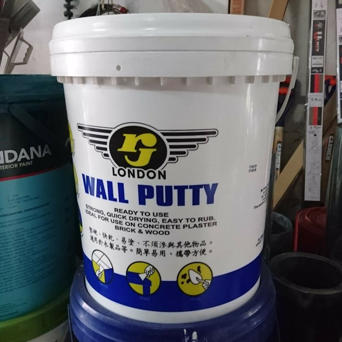 Jual Plamir Dempul Wall Putty RJ london UKURAN 25KG | Shopee Indonesia