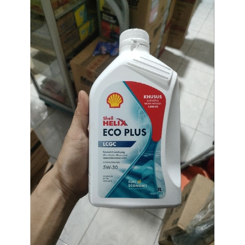 Jual Oli LCGC Shell Eco Plus 5W-30 0W-20 1L ORIGINAL | Shopee Indonesia