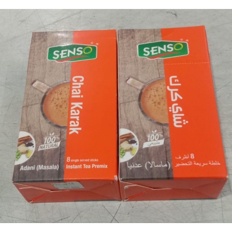 Jual Teh Chai Karak Adani (Masala) / Instant Tea Premix Senso 8 sachet ...