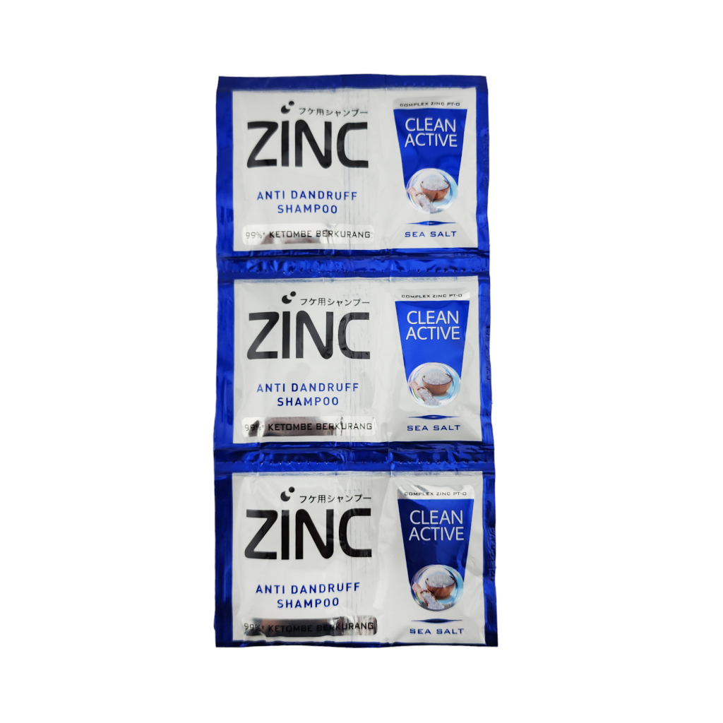 Jual Zinc Shampoo RENCENG- 10ml x12 bks | Shopee Indonesia