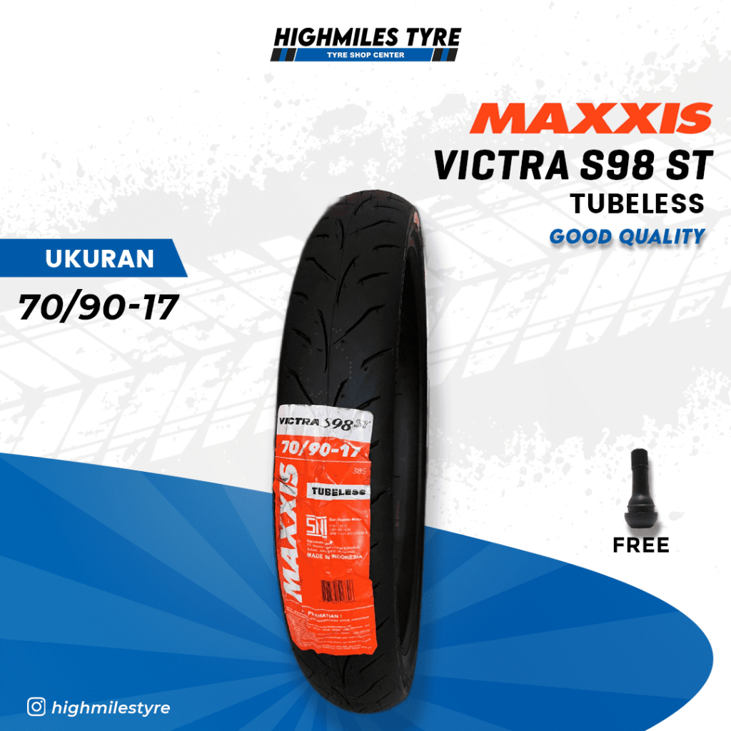 Jual Ban Motor Maxxis VICTRA S98 ST 70/90-17 Tubeless | Shopee Indonesia