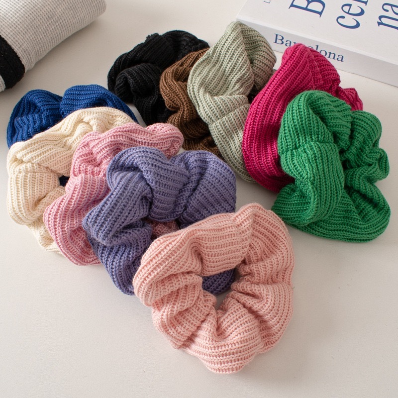 Jual ED - IKAT RAMBUT SCRUNCHIE KOREA MODEL SERUT / KUNCIRAN RAMBUT ...