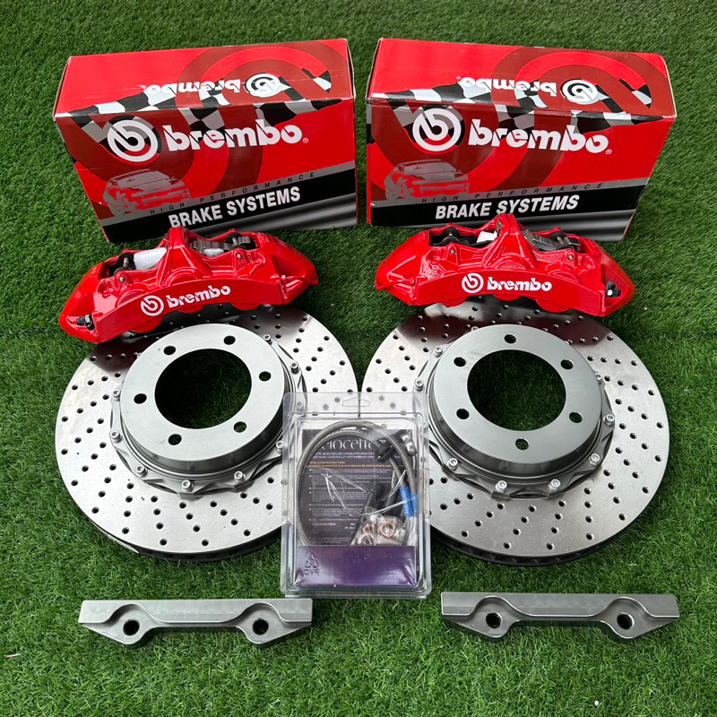 Jual BIG BRAKE KIT BBK BREMBO GT6 6 POT FORTUNER VNT GR TRD VRZ 1GD 2GD | Shopee Indonesia